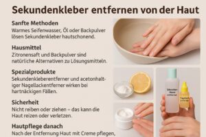 Wunderschone Sekundenkleber Haut Losen Fotos
